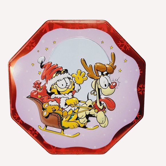 Paws | Storage & Organization | Vtg Garfield Cat Odie Dog Santa Sleigh ...